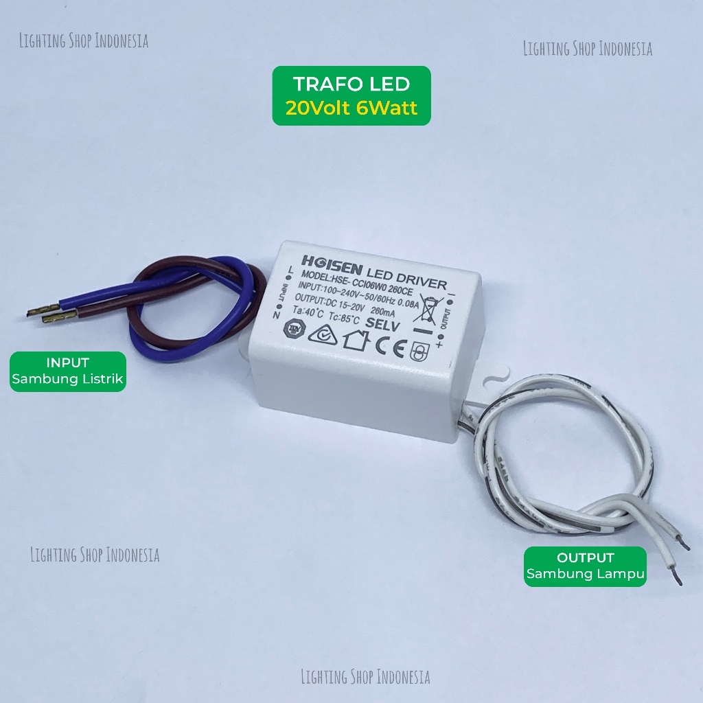 Jual Trafo driver led 6 watt lampu panel / downlight | Shopee Indonesia