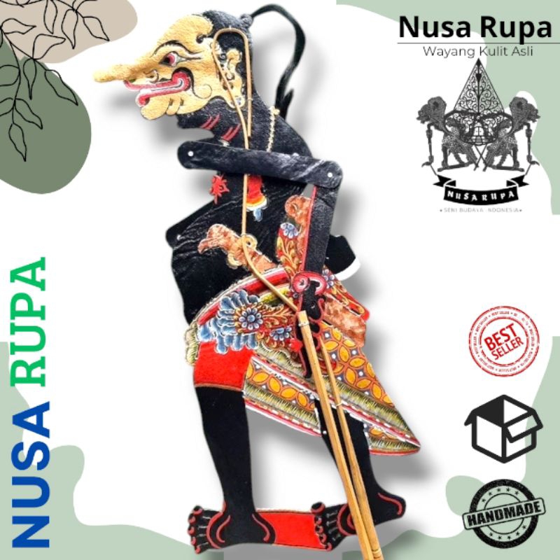 Jual Wayang Kulit Asli PETRUK Hitam Alusan Ukuran Standar Dalang | Shopee Indonesia