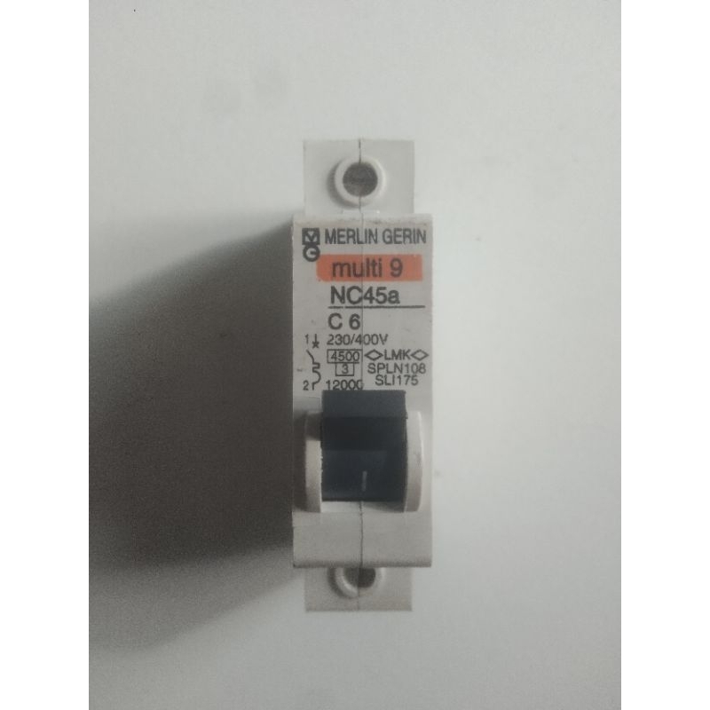 Jual MCB 1 phase c6 Merlin gerin | Shopee Indonesia