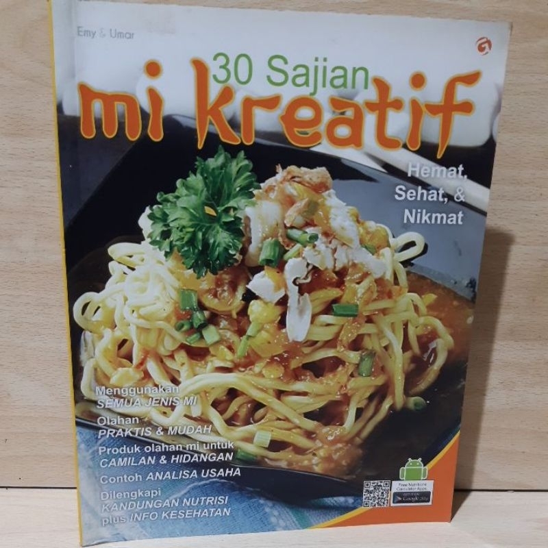 Jual Resep & masakan " 30 Sajian mi Kreatif. Hemat sehat & Nikmat. | Shopee Indonesia