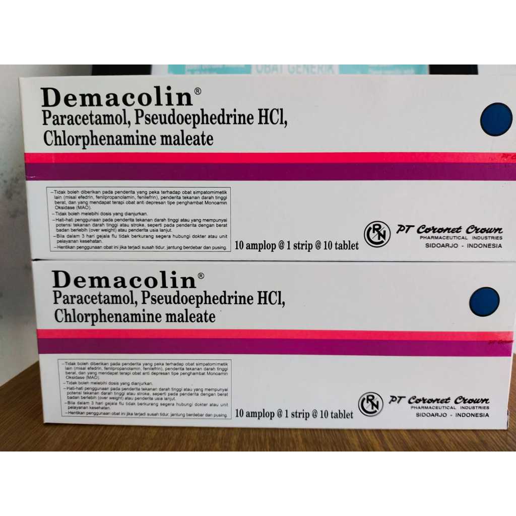 Jual DEMACOLIN box isi 100 tablet - Obat Flu Demam Sakit Kepala ...