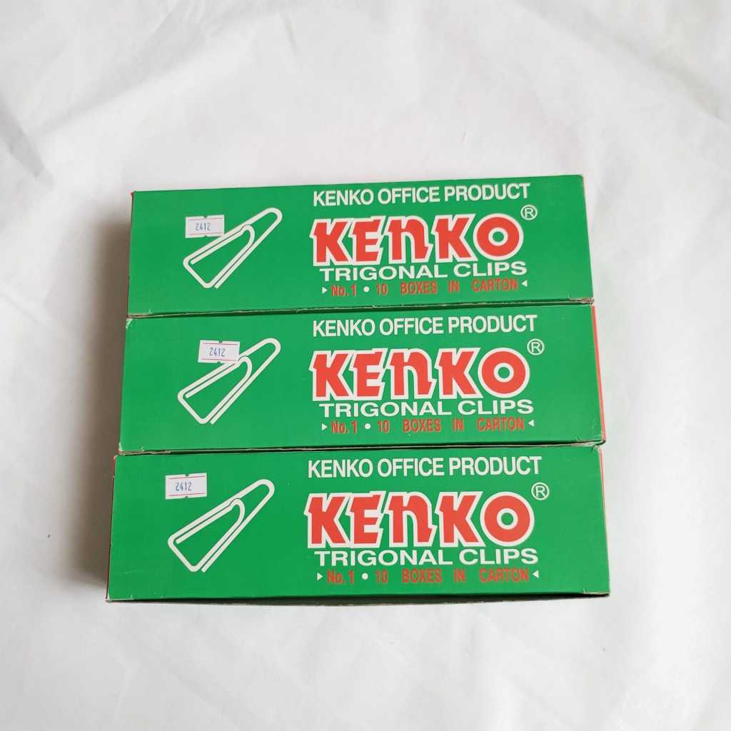 Jual Kenko Trigonal Clips No.1 /Paper Clips/ Penjepit Kertas Segitiga ...