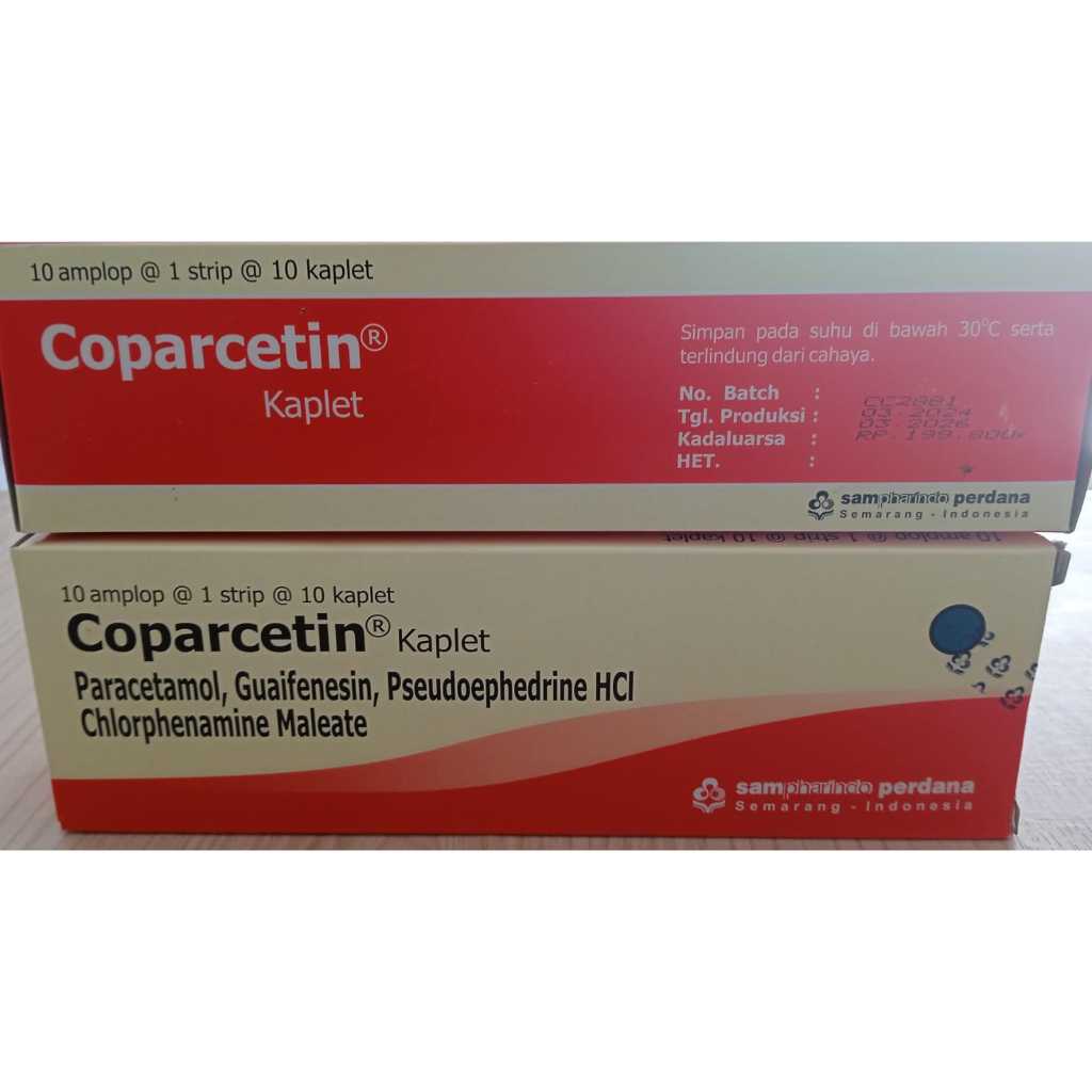 Jual COPARCETIN 10 Tablet OBAT FLU BATUK | Shopee Indonesia
