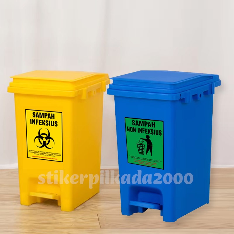 Jual STIKER VINYL SAMPAH INFEKSIUS DAN NON INFEKSIUS (DIJUAL SATUAN ...