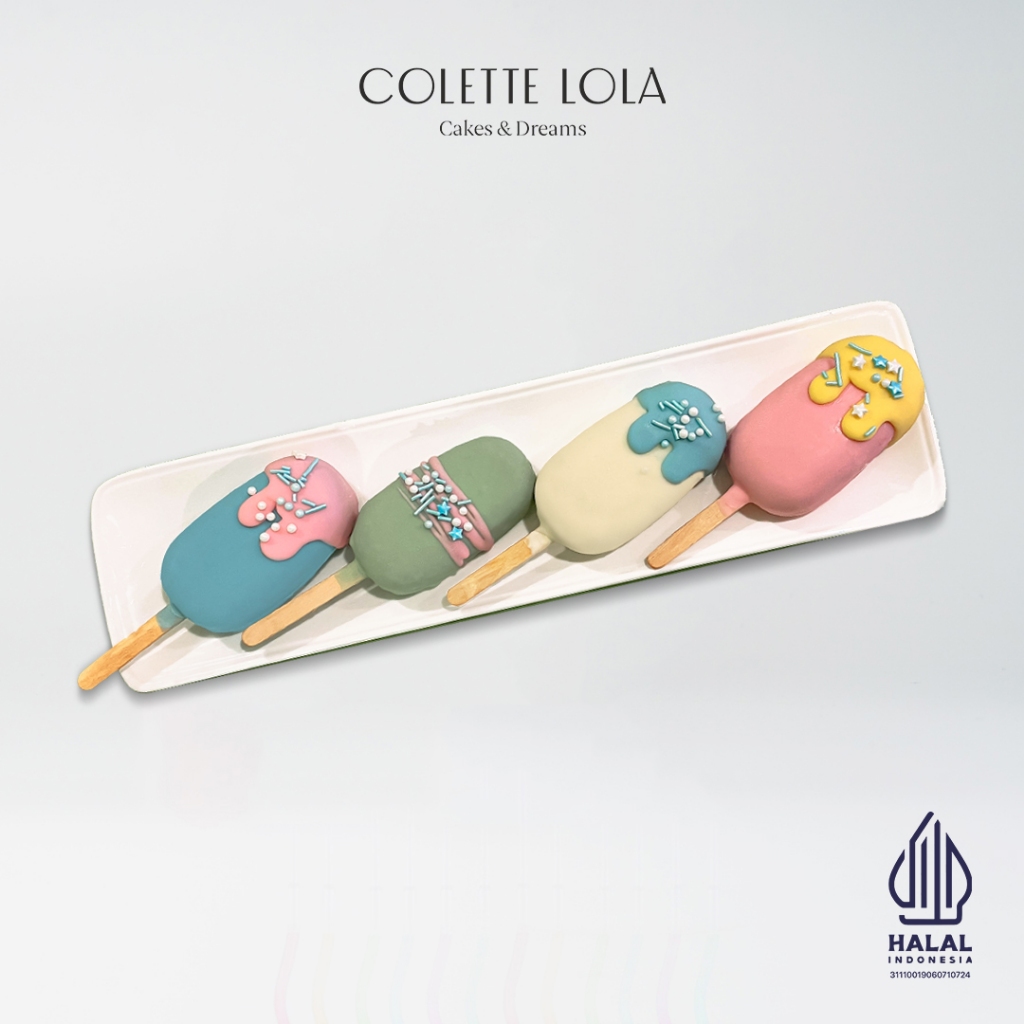 Jual Colette Lola Cake Popsicles Set - 6 pcs | Shopee Indonesia