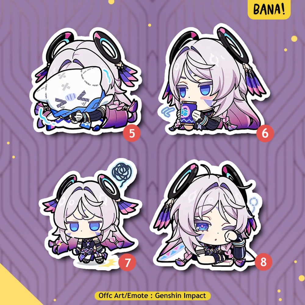 Jual Stiker CITLALI Genshin Impact Sticker Anime Waterproof | BANA ...