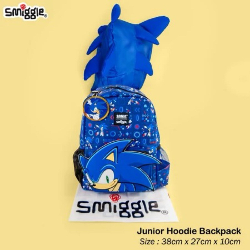 Jual RB Smiggle Sonic backpack/bottle/lunchboxbento/lunxhbag/wallet ...