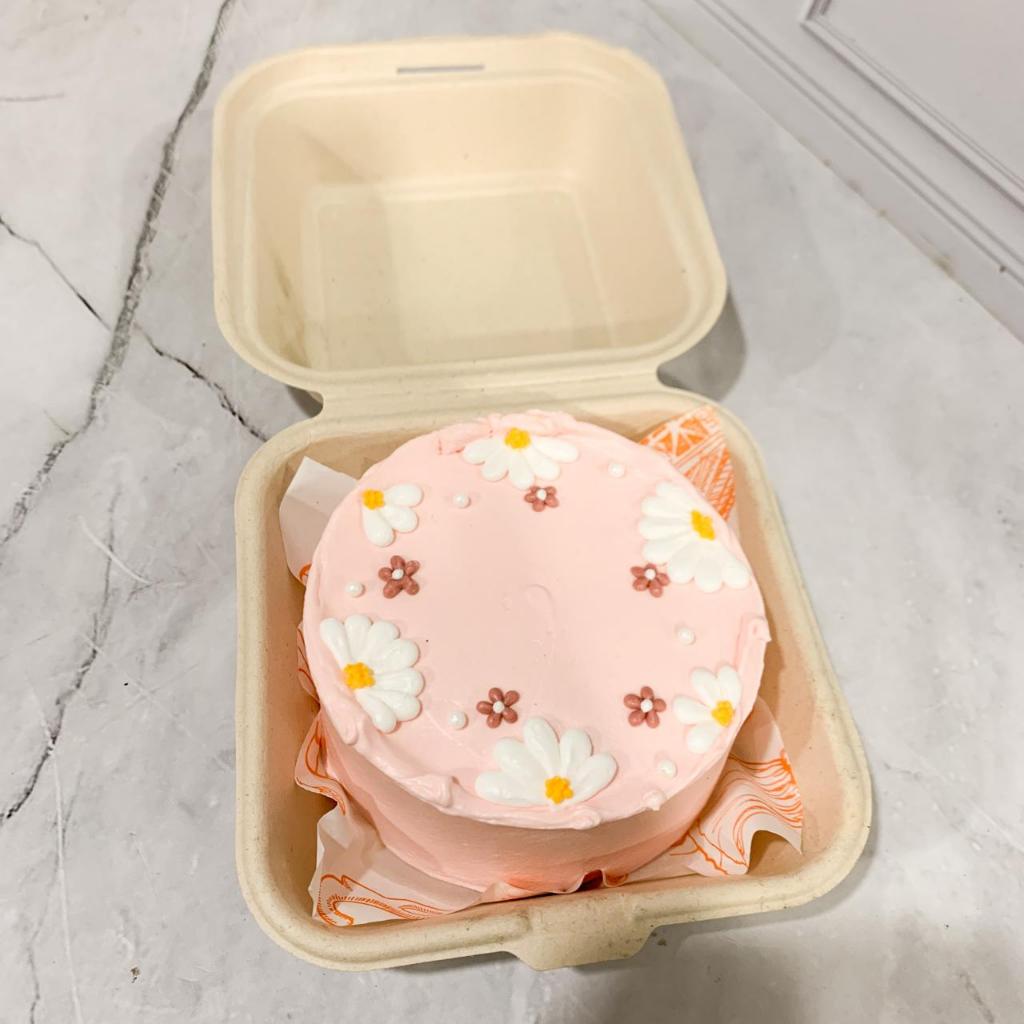 Jual Kue ulang Tahun/Birthday cake/Kue Ultah tema Korean Pink/Kue ...