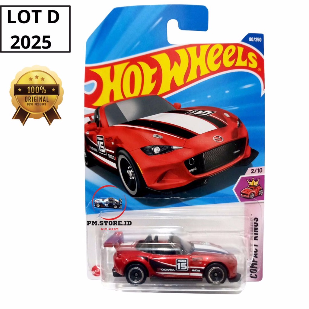 Jual Hot wheels 15 mazda mx-5 miata maroon lot D 2025 | Shopee Indonesia