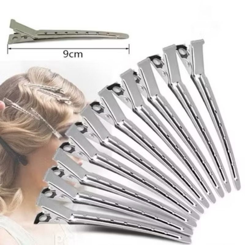 Jual Jepit bebek jepitan roll rambut jepit salon serbaguna | Shopee ...