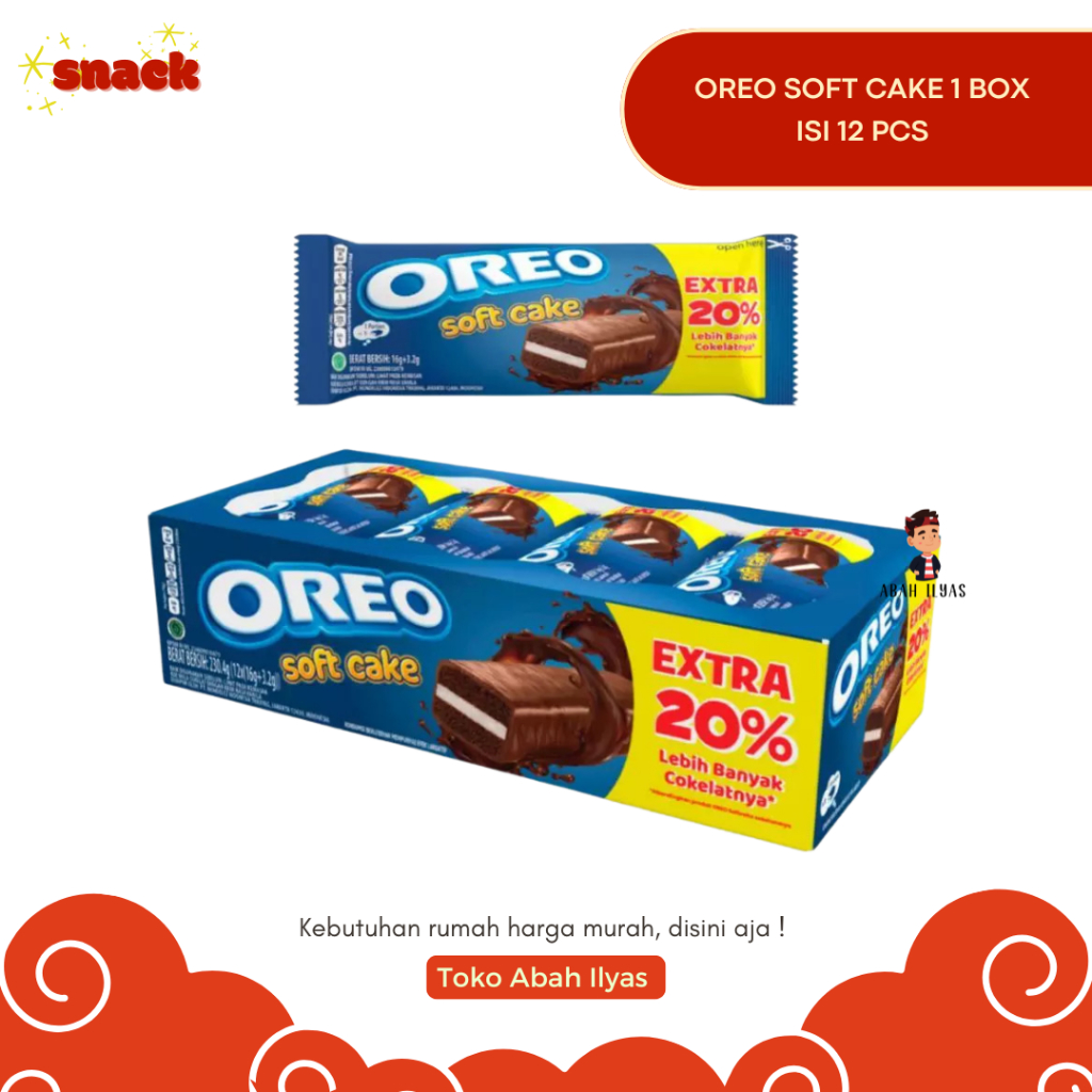 Jual Oreo Bolu Softcake Box isi 12 Pcs | Shopee Indonesia