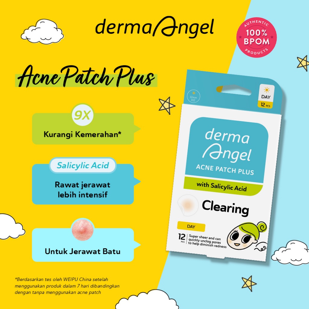 Jual Derma Angel Acne Patch Plus with Salicylic Acid Day 12 | Shopee ...