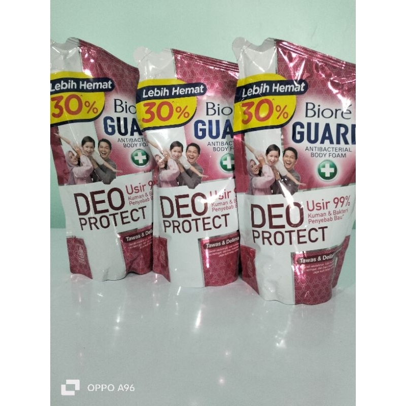 Jual Biore guard Deo Protect sabun mandi cair dengan Tawas dan Delima ...