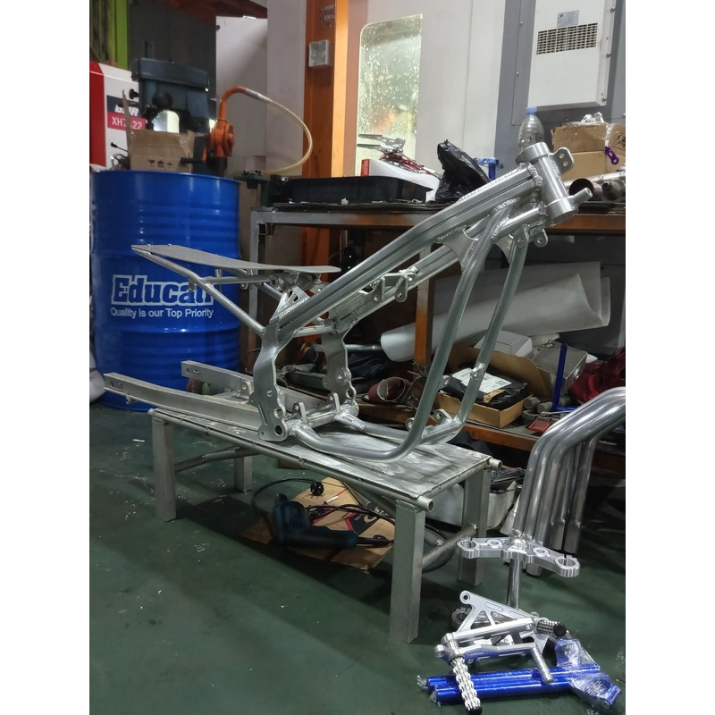 Jual SASIS FRAME RANGKA ALMUNIUM NINJA KR150 SUPER OPEN 59 OPEN drag ...