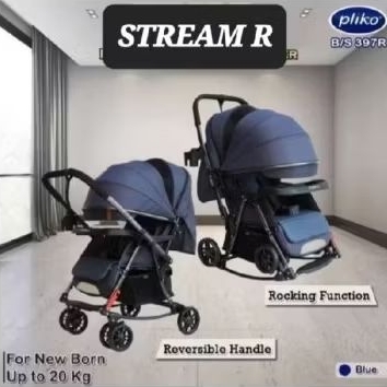 Jual Stroller Pliko Stream R 397 RH / Pliko Nevada 395 RH / Spacebaby ...