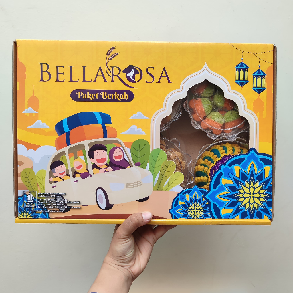 Jual Paket Lebaran BELLAROSA BERKAH -kue kering- hampers lebaran ...