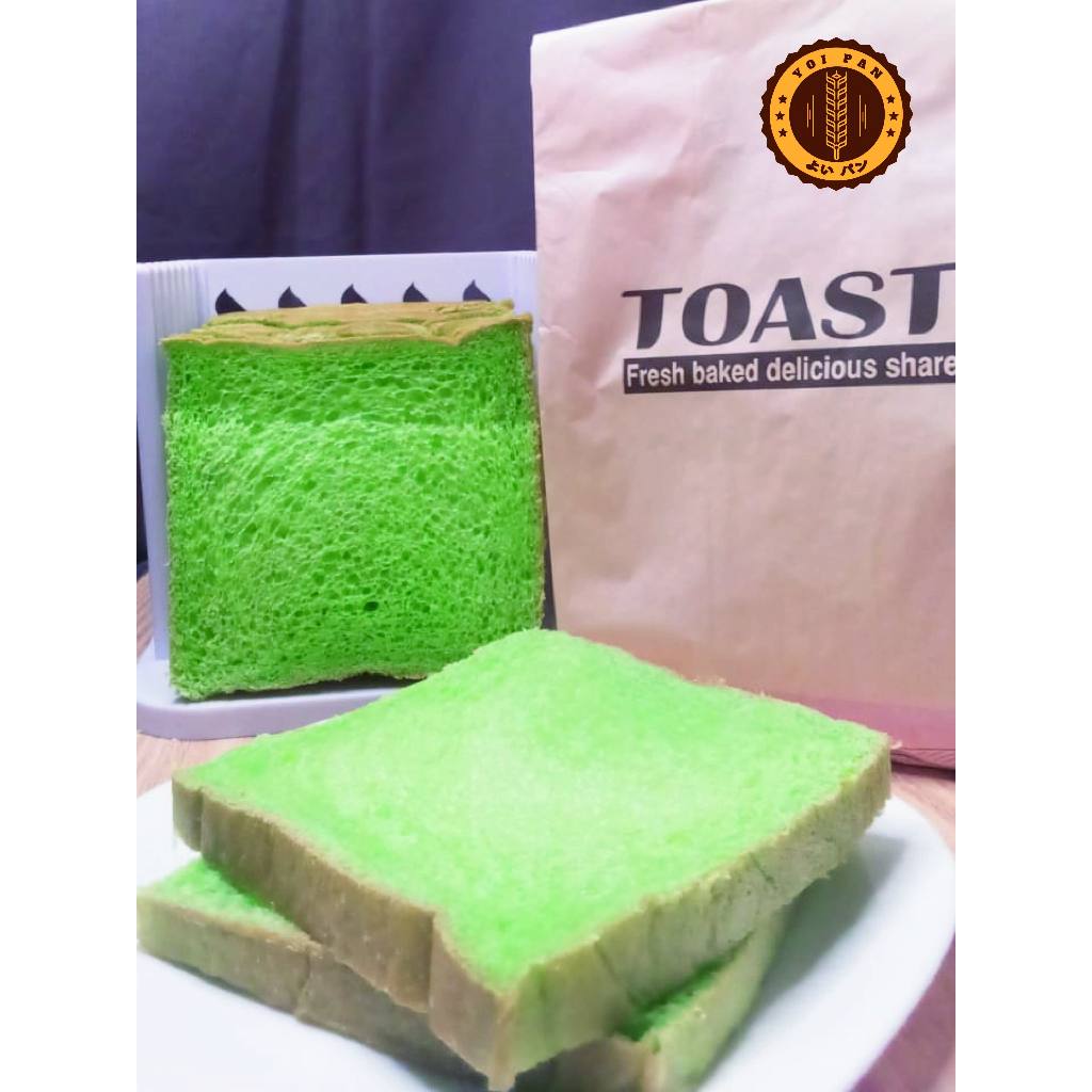 Jual Roti Tawar Pandan, Shokupan Pandan Premium Lembut | Shopee Indonesia