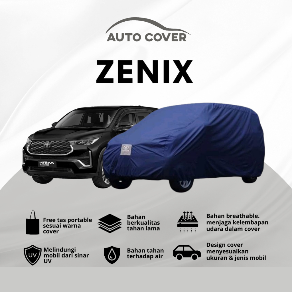 Jual Autocover Cover Mobil KIJANG INNOVA ZENIX HYBRID Body Car Premium ...