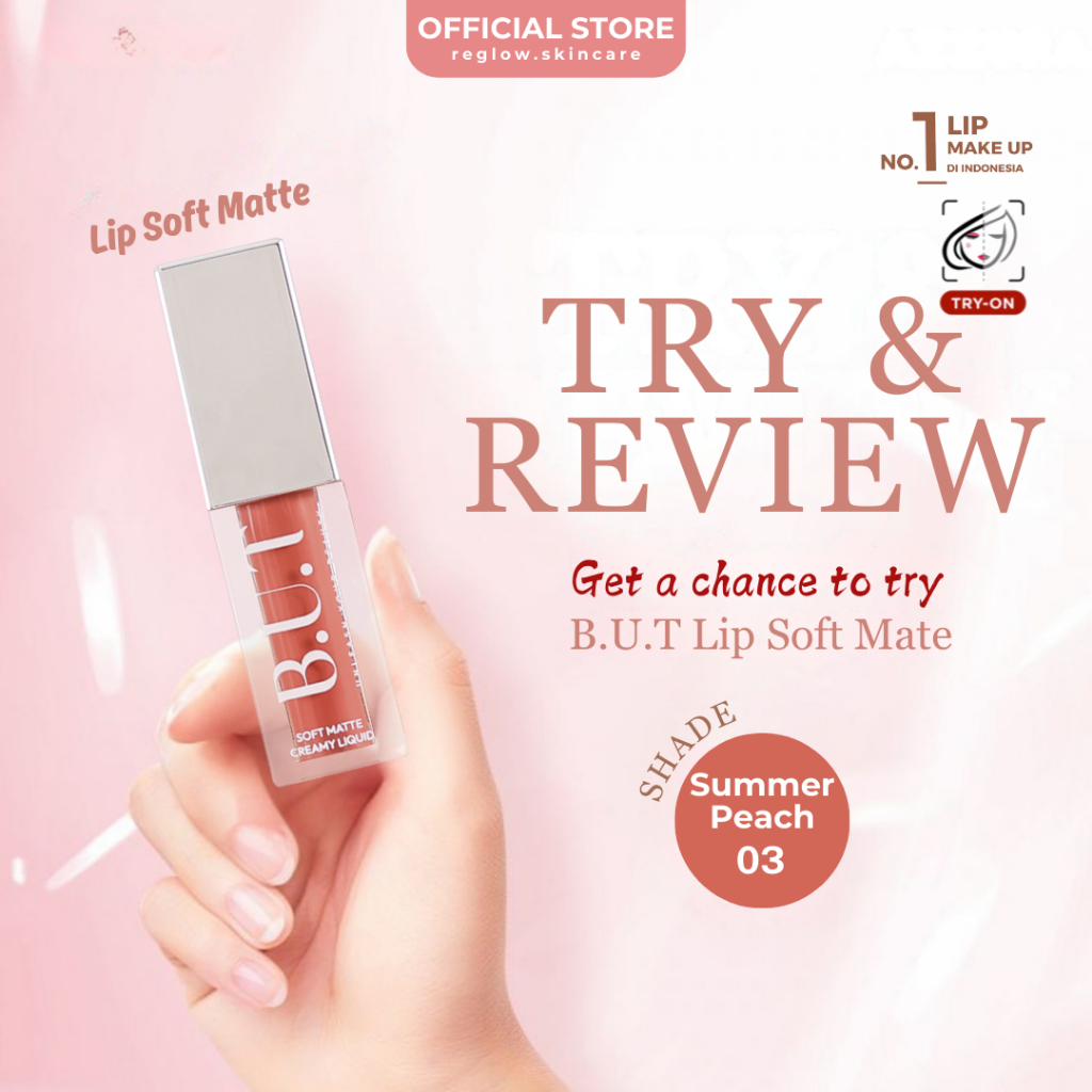 Jual B.U.T - 03 SUMMER PEACH - Soft Matte Creamy Liquid LipstikTahan ...