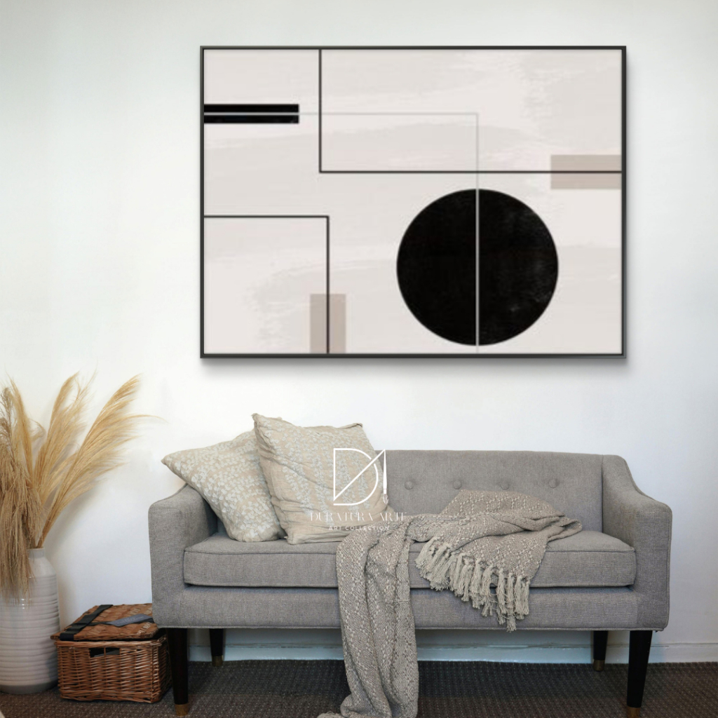 Jual Lukisan Abstak Industrial Minimalis Modern Simple 3 - Lukisan Plus ...