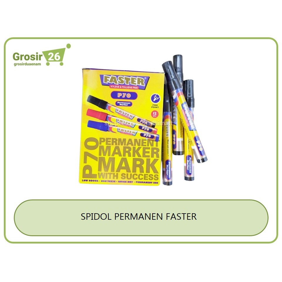 Jual (1 PCS) SPIDOL PERMANEN SPIDOL TIDAK BISA DI HAPUS SPIDOL MARKER ...