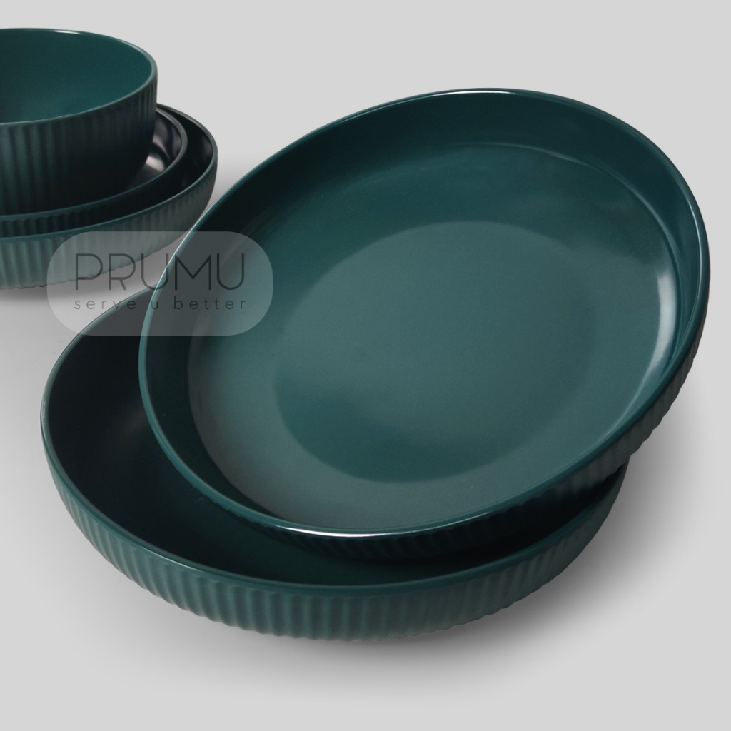 Jual PRUMU Melamin Piring 9 inch - Piring Aesthetic - Piring Cafe ...