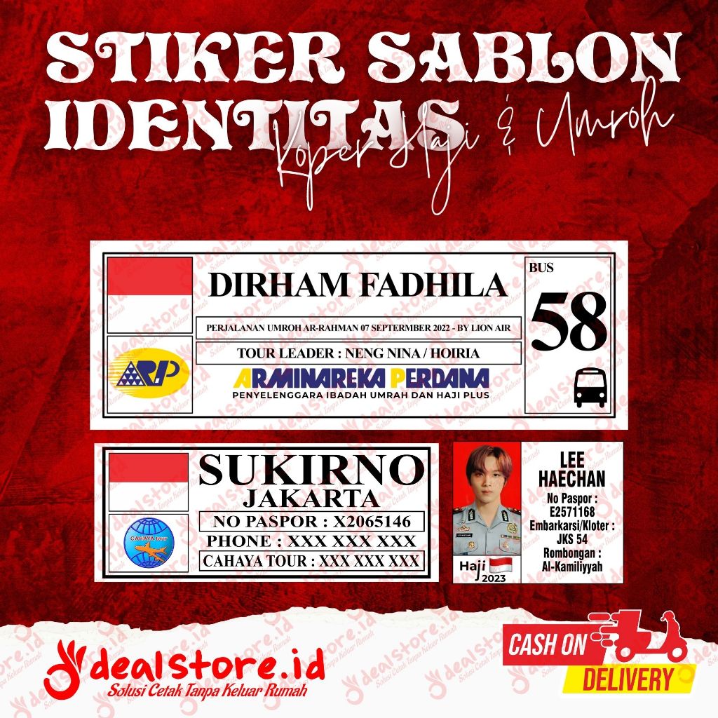 Jual Stiker Setrika / Sablon Dtf untuk Kain Pelindung Koper (Hanya ...