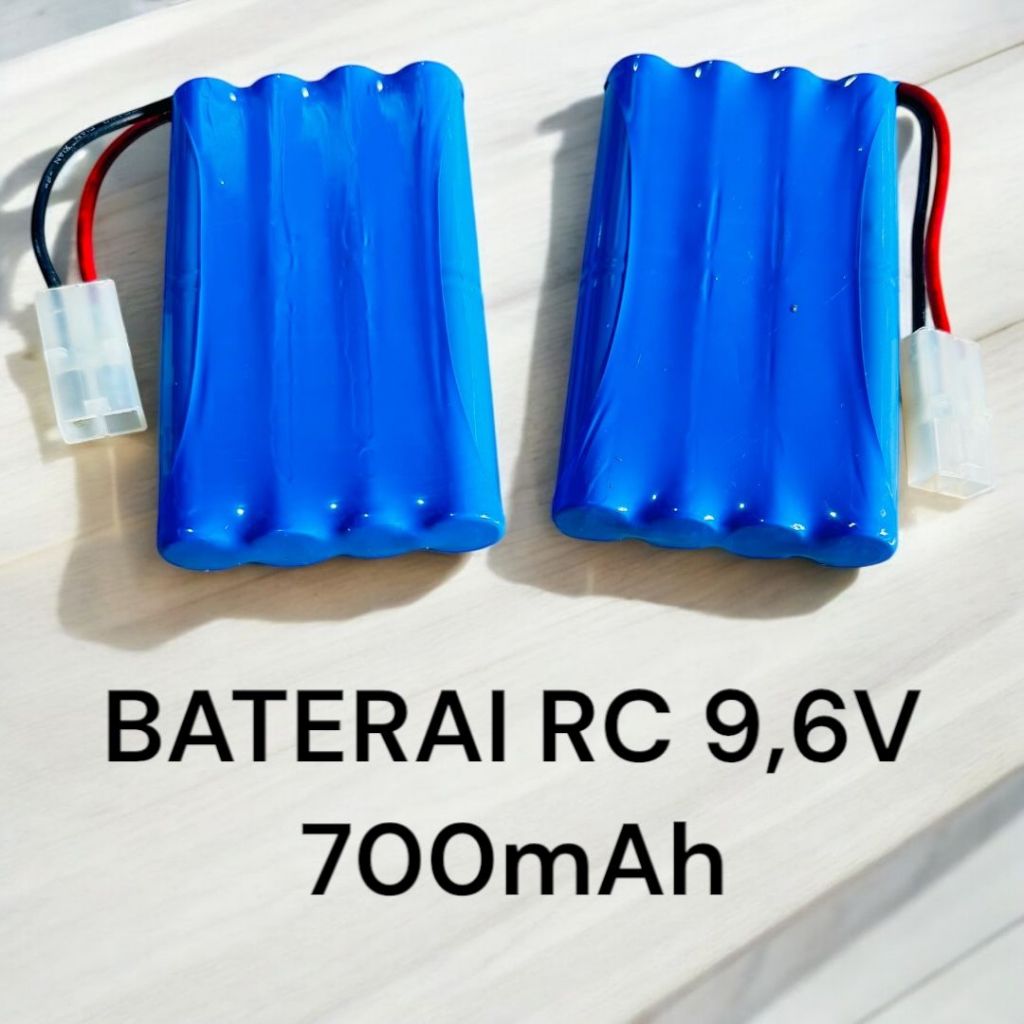 Jual BATERAI BATRE MOBIL REMOTE CONTROL NI-CD 9,6V 9.6 V SOKET PUTIH ...