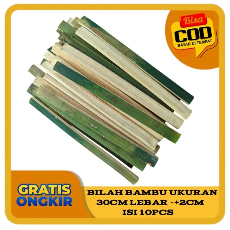 Jual bambu bilah/ ajir turus penyangga tanaman/ajir/kandang/pagar ajir ...