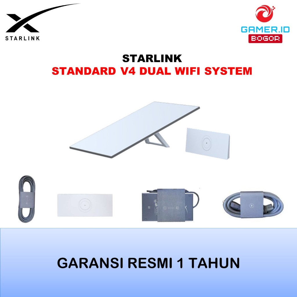 Jual STARLINK STANDARD V4 DUAL WIFI SYSTEM W/ 2 LAN PORT RJ45 | Shopee ...