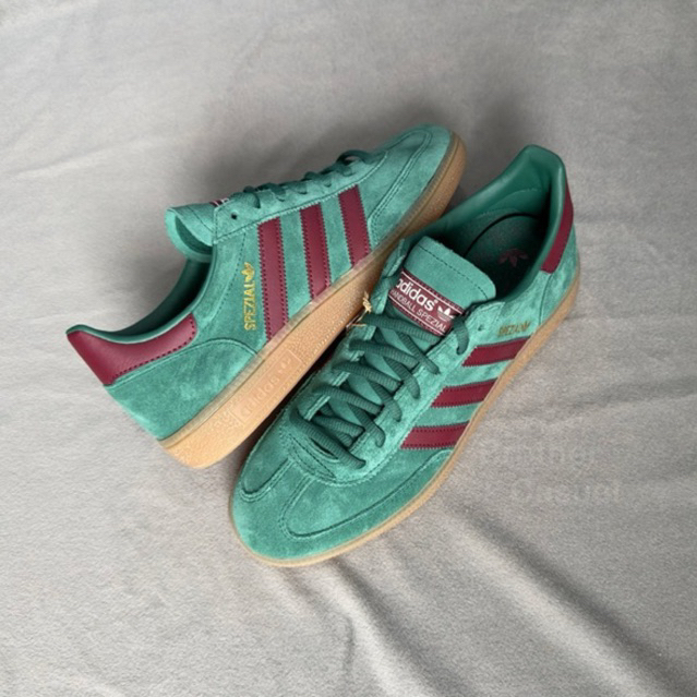Jual Adidas Handball Spezial Green/Brugundy/Gum IH3841 | Shopee Indonesia