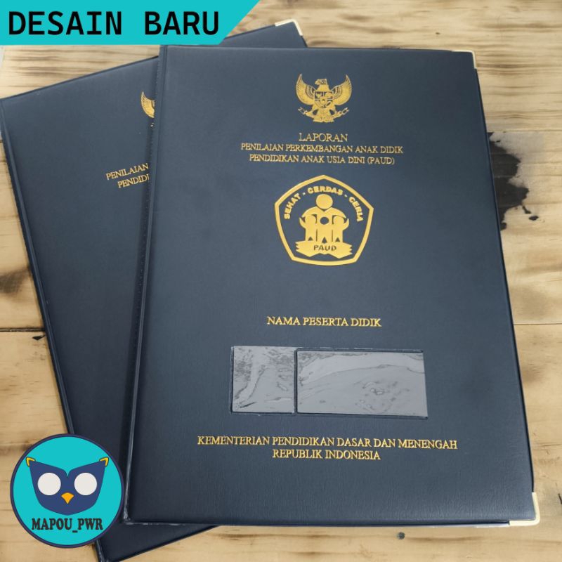 Jual Map Raport PAUD Umum Warna BIRU DONGKER | Shopee Indonesia