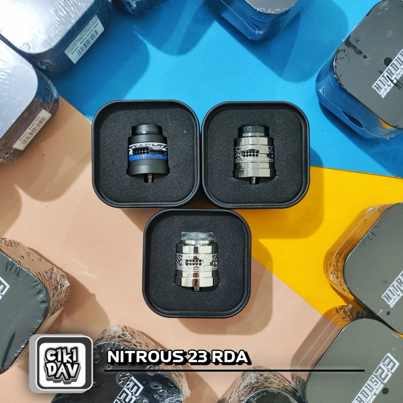 Jual Nitrous 23 RDA Single & Dual RDA 23mm by Koko Sarang x Damn Vape ...