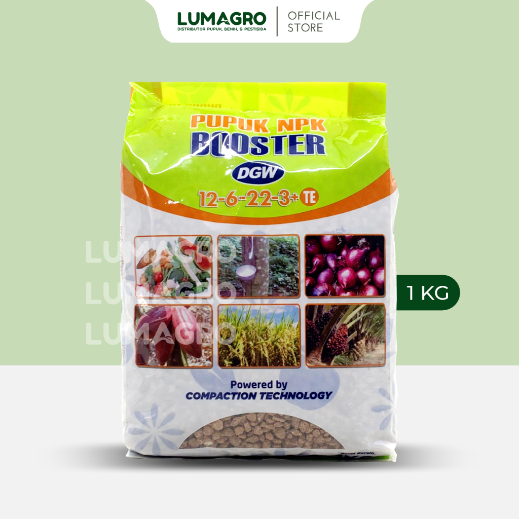 Jual Pupuk NPK Booster DGW 1kg 12-6-22-3+TE Mempercepat Pertumbuhan ...