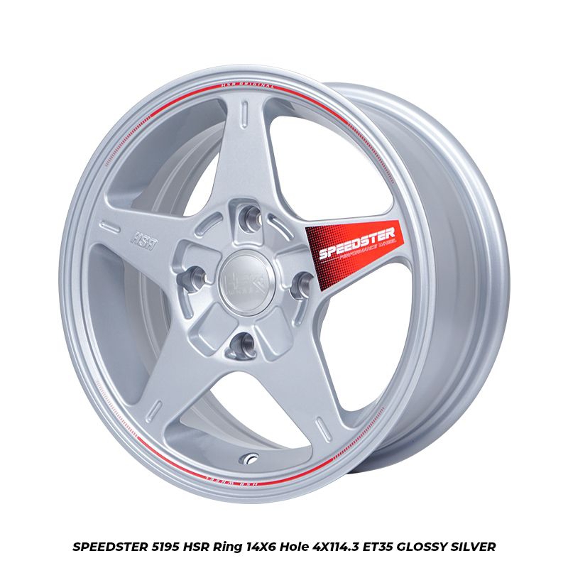 Jual Velg Mobil Racing Ring 14 HSR SPEEDSTER Pelek R14 Wuling Air Ev Brio Agya Ayla Mirage ...