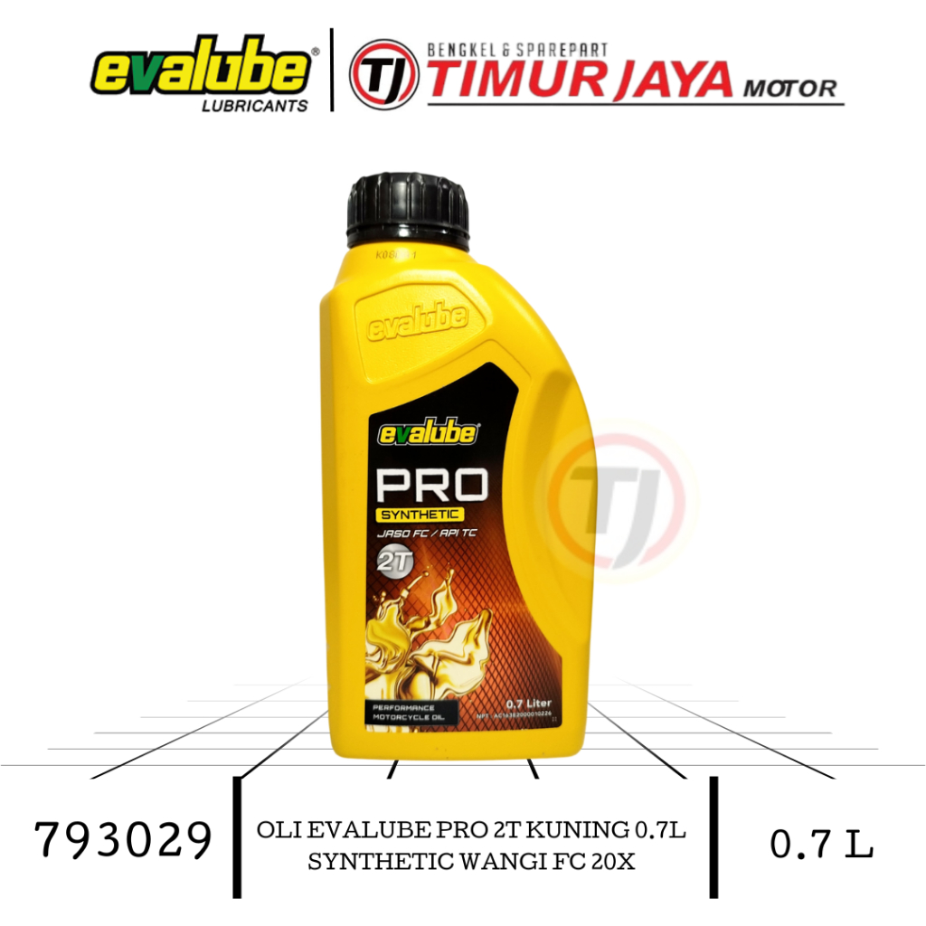 Jual Oli Samping Evalube Pro 2T Original 0.7L Synthetic Wangi Jaso FC ...