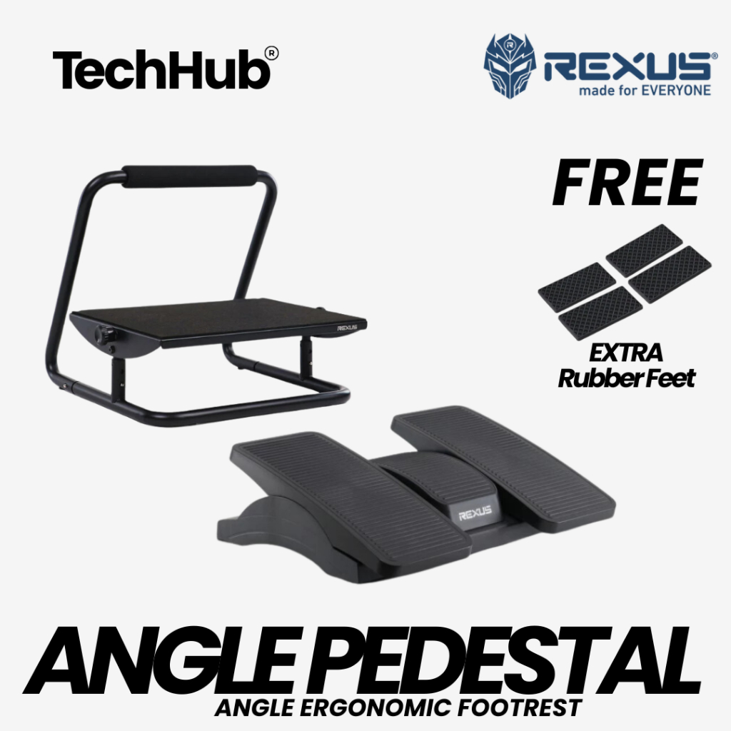 Jual Rexus Angle Pedestal V1/V2 Ergonomic Footrest Stand Footrest ...