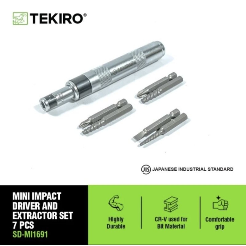 Jual TEKIRO OBENG KETOK SET 7 PCS MINI // MINI IMPACT DRIVER ...