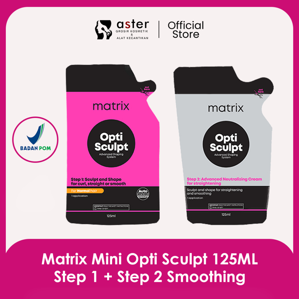 Jual Aster Kosmetik - Matrix Mini Opti Sculpt 125ML Step 1 + Step 2 ...