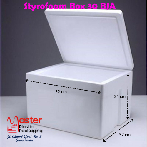 Jual Styrofoam Box 30 BJA / Kotak gabus Frozen Food - 52x37x34 Cm ...