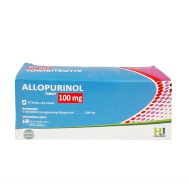 Jual ALLOPURINOL 100MG BOX 100 TABLET (Gen HJ) | Shopee Indonesia