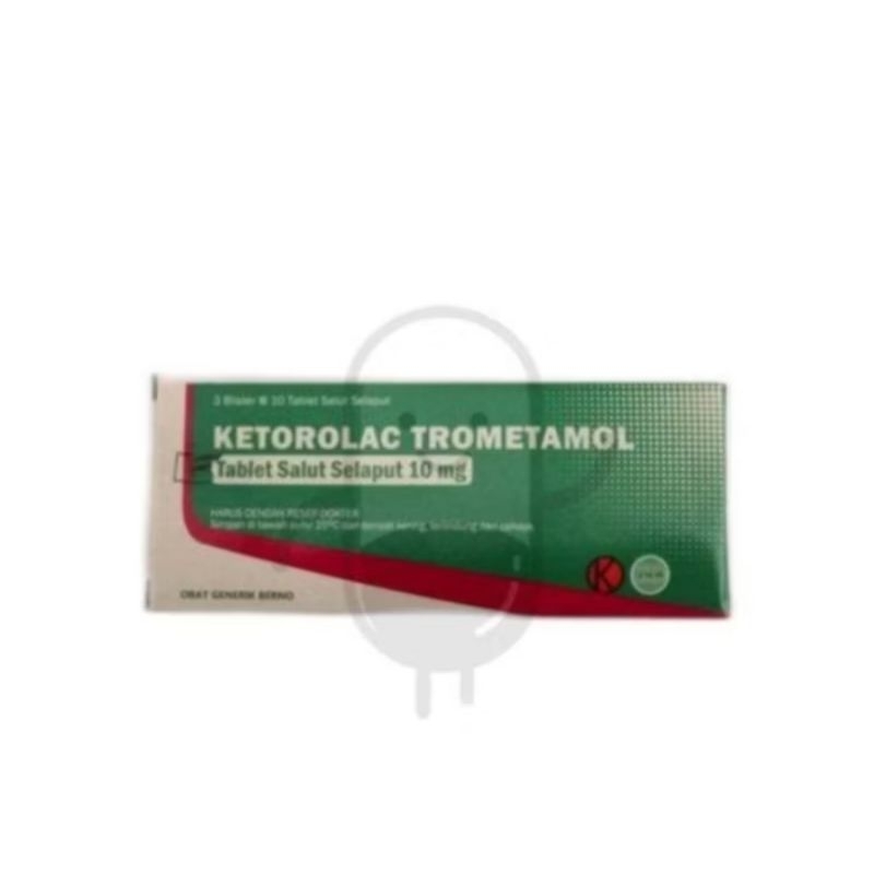 Jual KETOROLAC 10MG 1 BOX 30 TABLET/ PEREDA NYERI | Shopee Indonesia