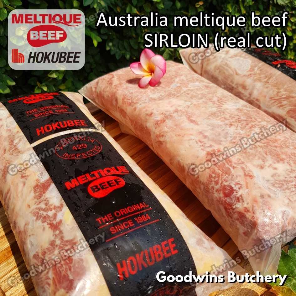 Jual Beef MELTIQUE SIRLOIN (real cut) brand Australia HOKUBEE frozen ...