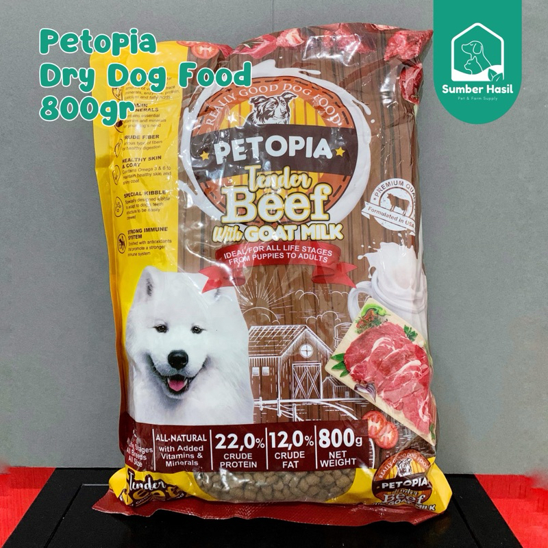 Jual petopia dog food 800gram pakan anjing petopia original | Shopee ...