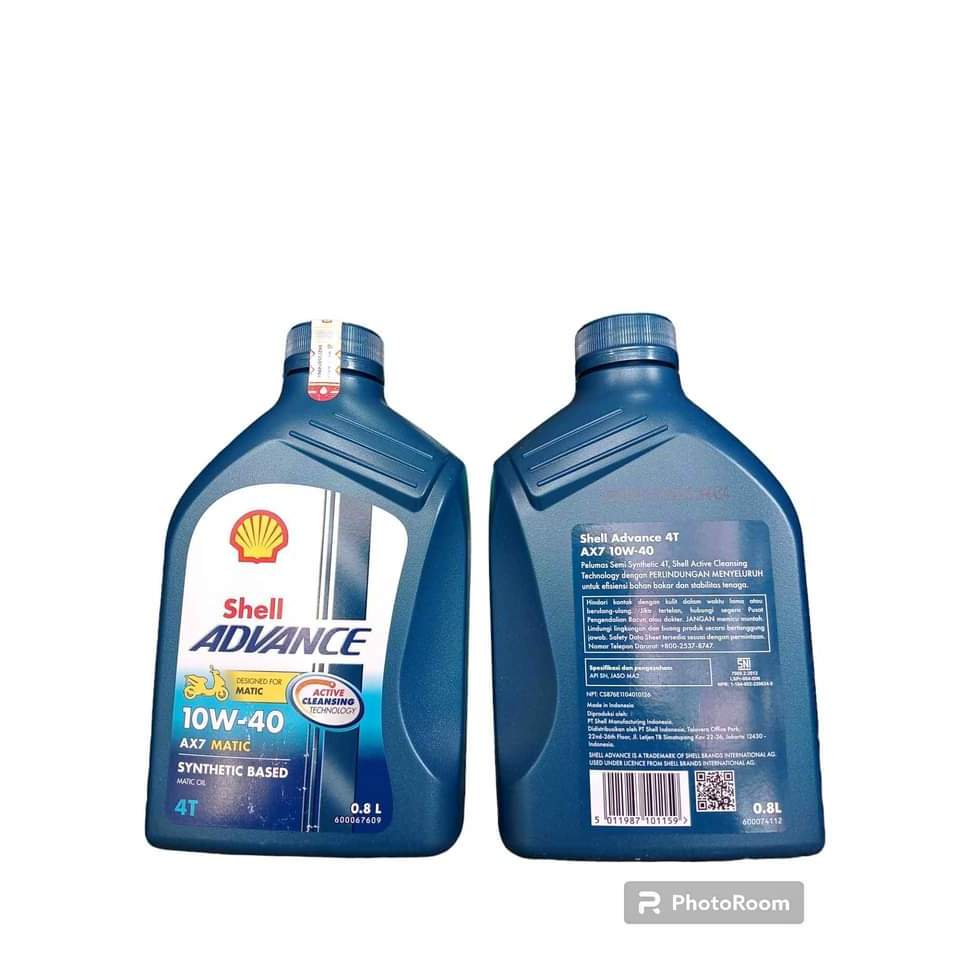 Jual Oli Motor Matic Shell Advance 4T AX7 Synthetic Based Matic Oil 0 ...