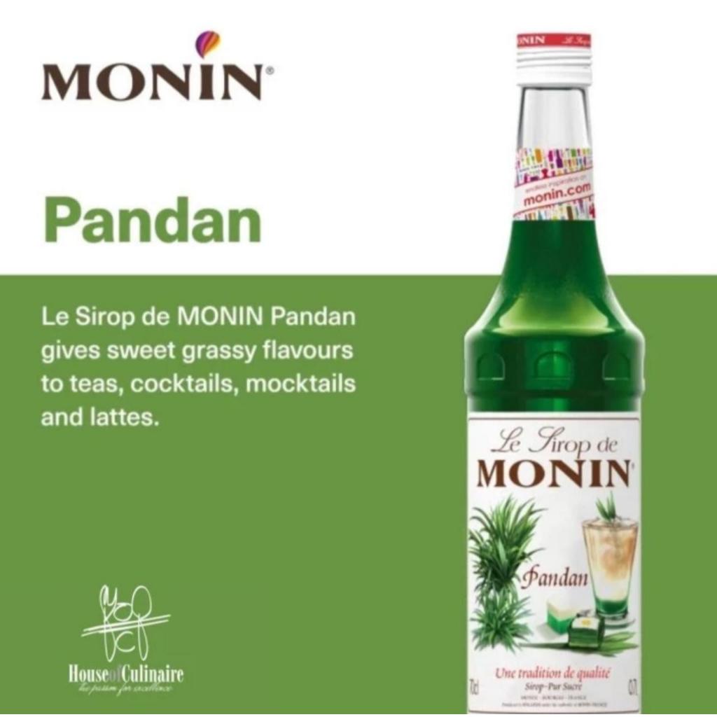Jual MONIN FLAVORS PANDAN 700 ML | Shopee Indonesia