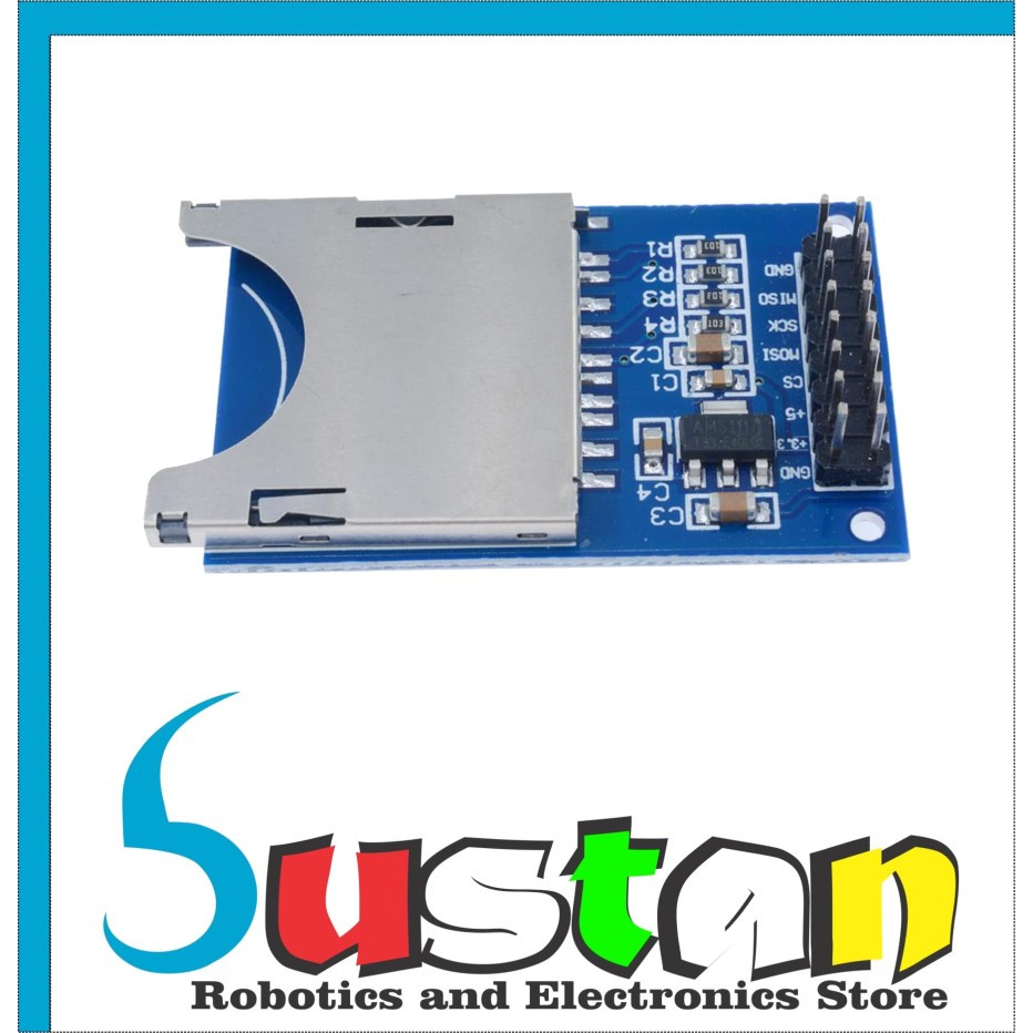 Jual Reading and Writing Module SD Card Module Slot Socket Reader ARM ...
