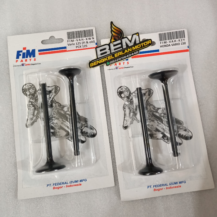 Jual Klep set Vario 125 fi old Pcx 125 FIM - VAH - KWN Klep Vario pcx ...
