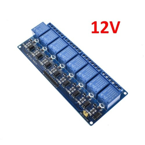 Jual 8 Channel 12V Relay Module Board Shield untuk PIC AVR DSP ARM ...