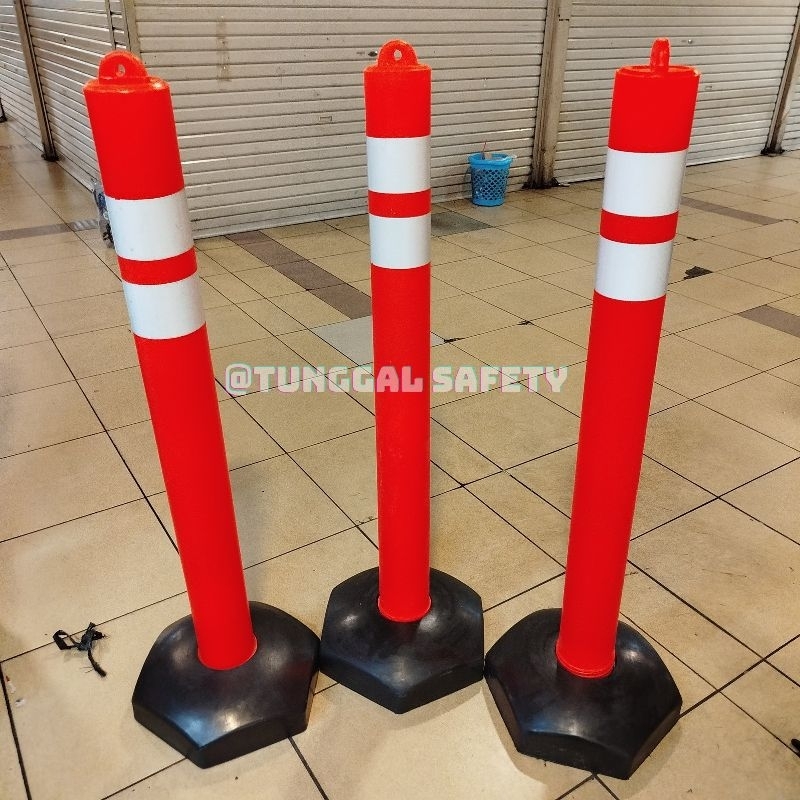 Jual Stick Cone Stick Cone Traffic Safety Tiang Pembatas Plastik Lalu ...